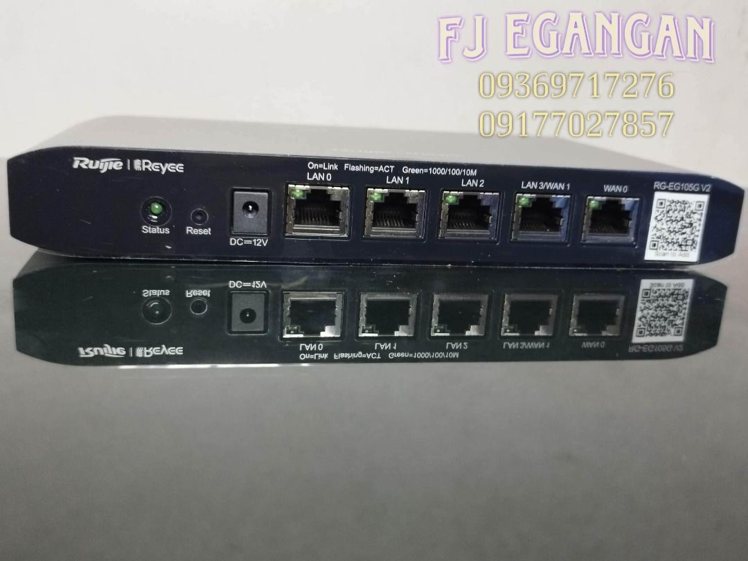 Ruijie RG-EG105G V2 Reyee Cloud Managed Router, Computers & Tech, Parts ...
