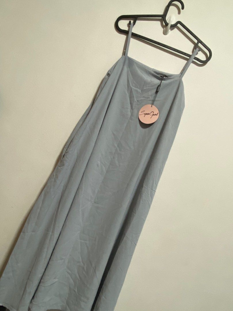 (S) BNWT Supergurl SG TALLULA TENT DRESS (DOVE BLUE), Women's Fashion, Dresses & Sets, Dresses ...