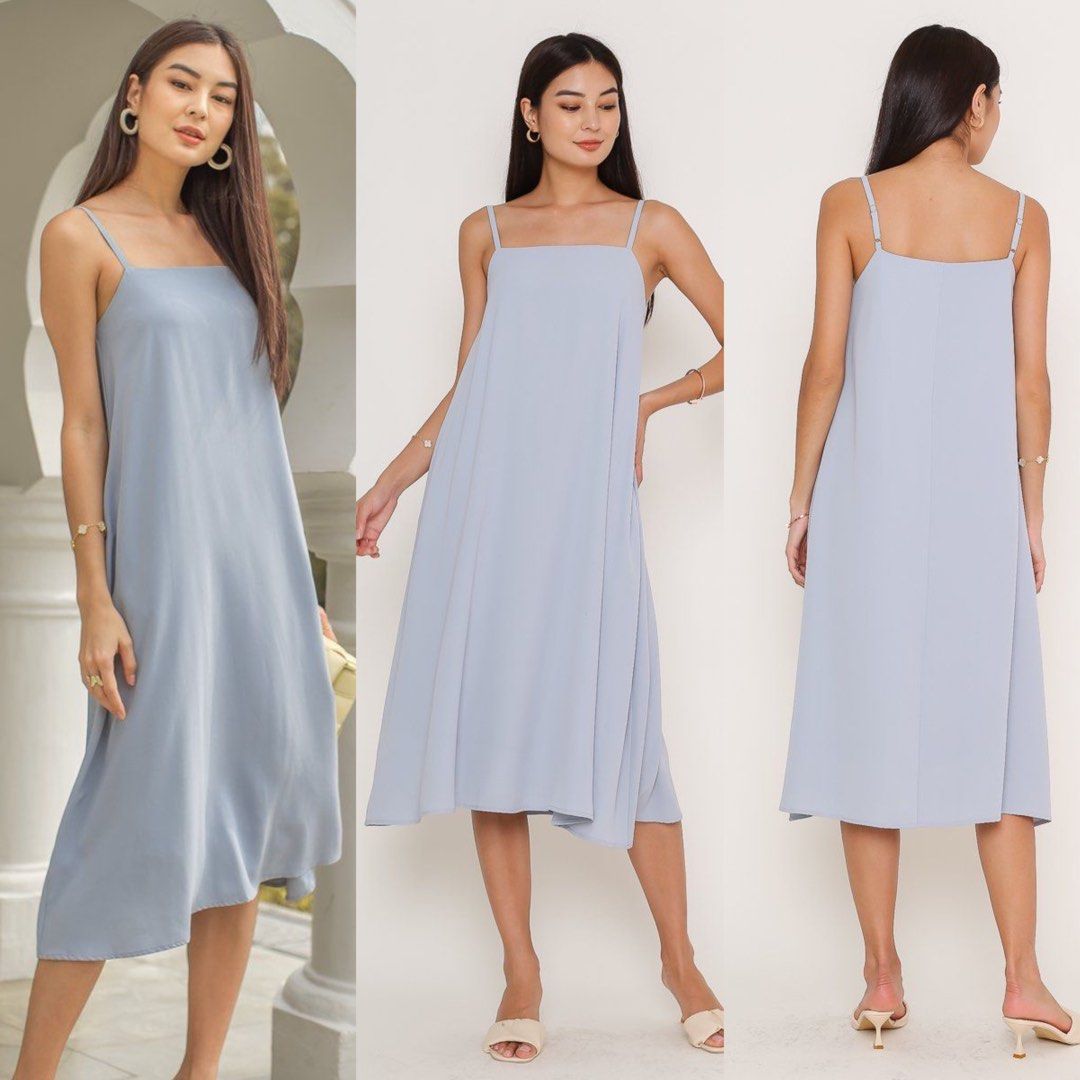 (S) BNWT Supergurl SG TALLULA TENT DRESS (DOVE BLUE), Women's Fashion, Dresses & Sets, Dresses ...