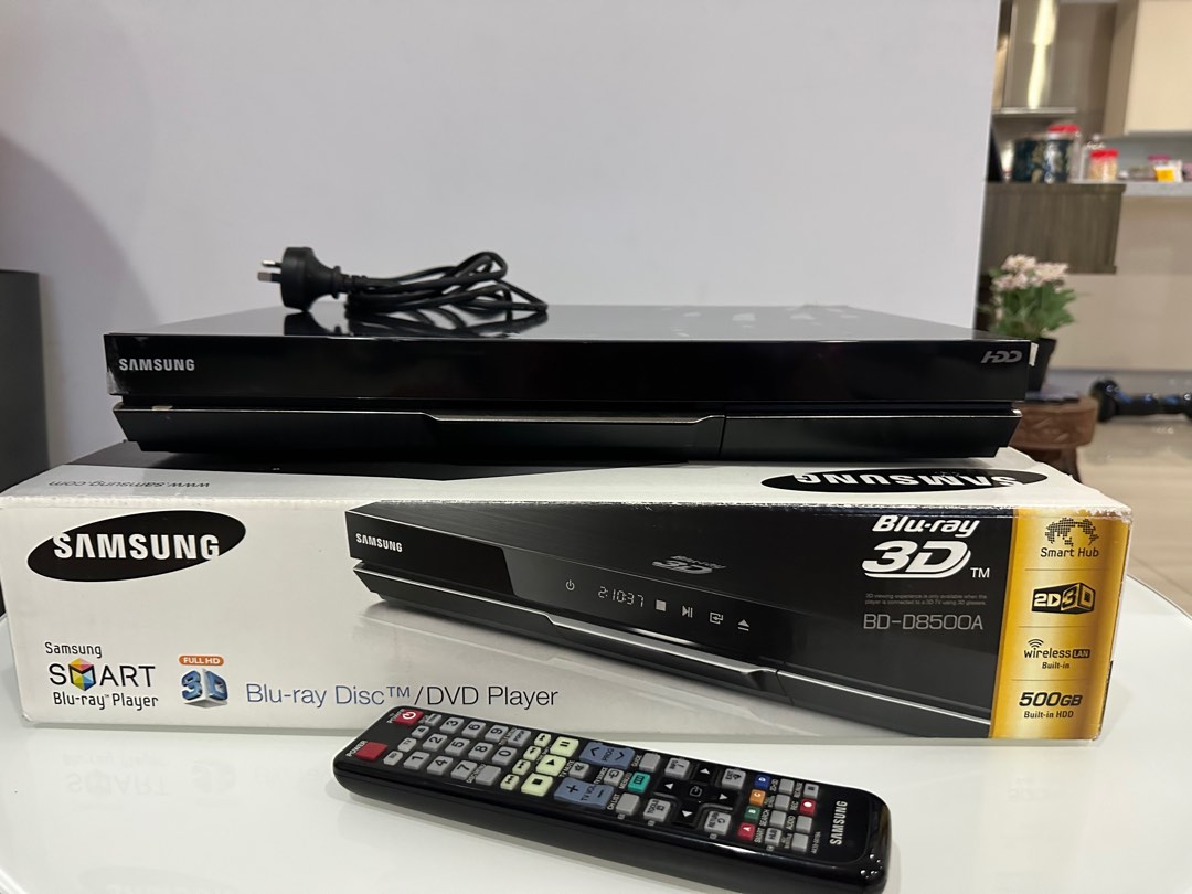 Samsung DVD + bluray player, TV & Home Appliances, TV & Entertainment ...