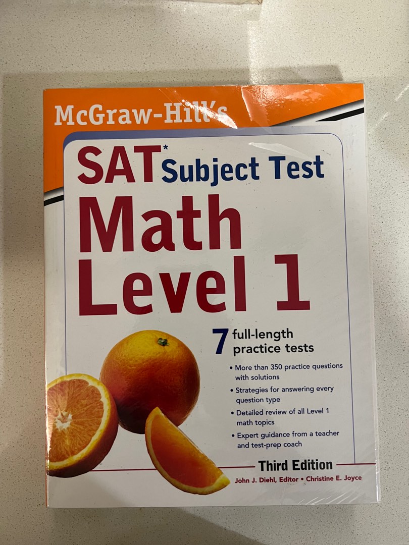 SAT MATH Level 1, Hobbies & Toys, Books & Magazines, Textbooks on Carousell