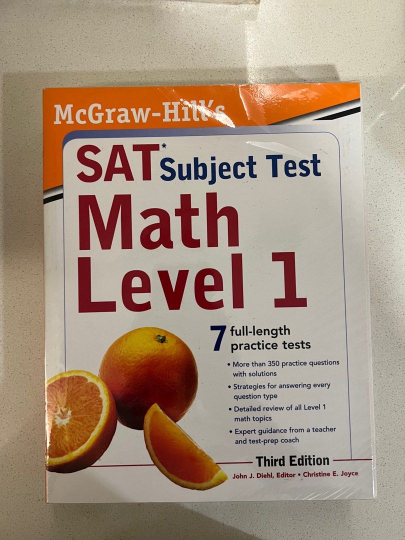SAT MATH Level 1, Hobbies & Toys, Books & Magazines, Textbooks on Carousell
