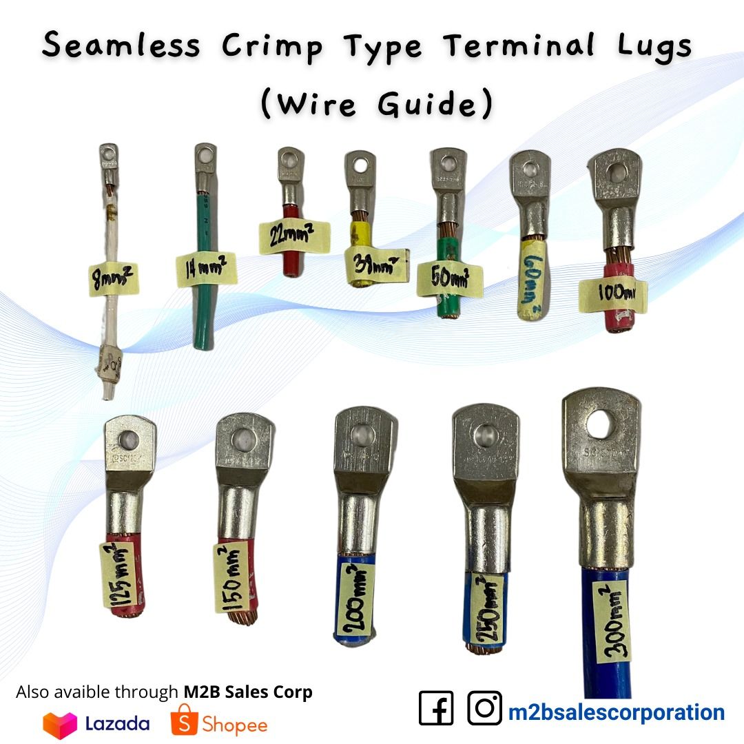 Seamless Crimp Type Terminal Lugs, Commercial & Industrial ...