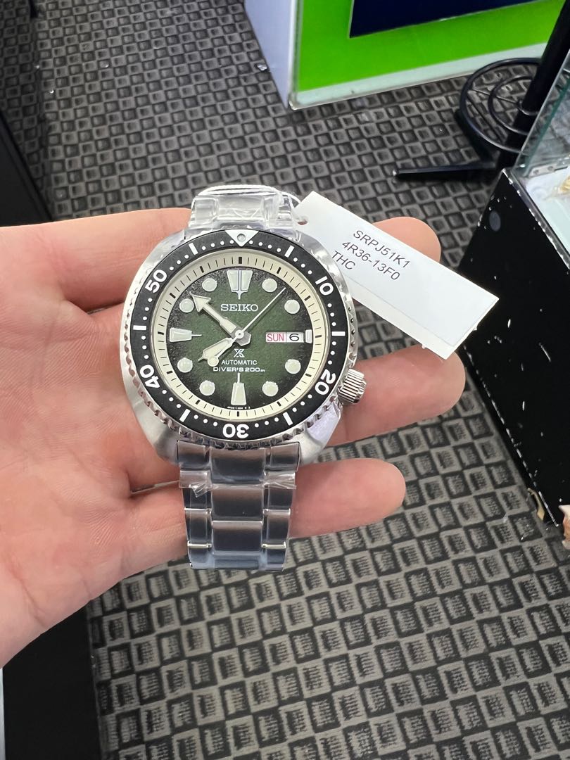 SEIKO PROSPEX TURTLE GREEN LIMITED EDITION 1200 PIECE ONLY DIVERS 200M ...