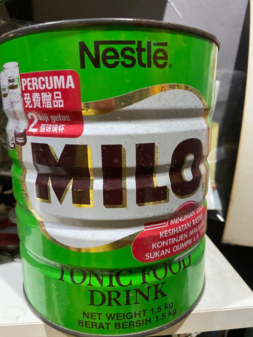 Set Tin milo dan gelas sukan olimpik los angeles 1984, Hobbies & Toys ...