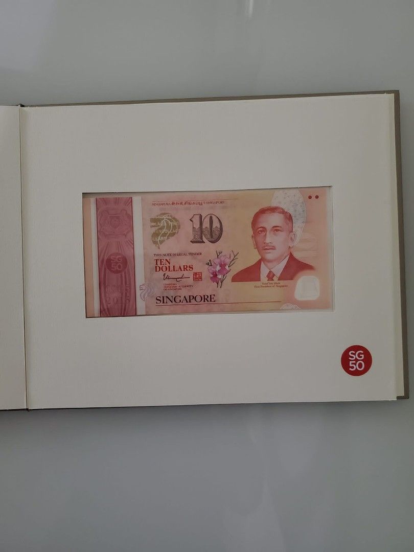 SG 50 commemorative 10 dollars notes (5 pcs), Hobbies & Toys ...