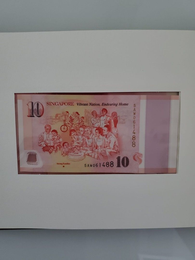 SG 50 commemorative 10 dollars notes (5 pcs), Hobbies & Toys ...