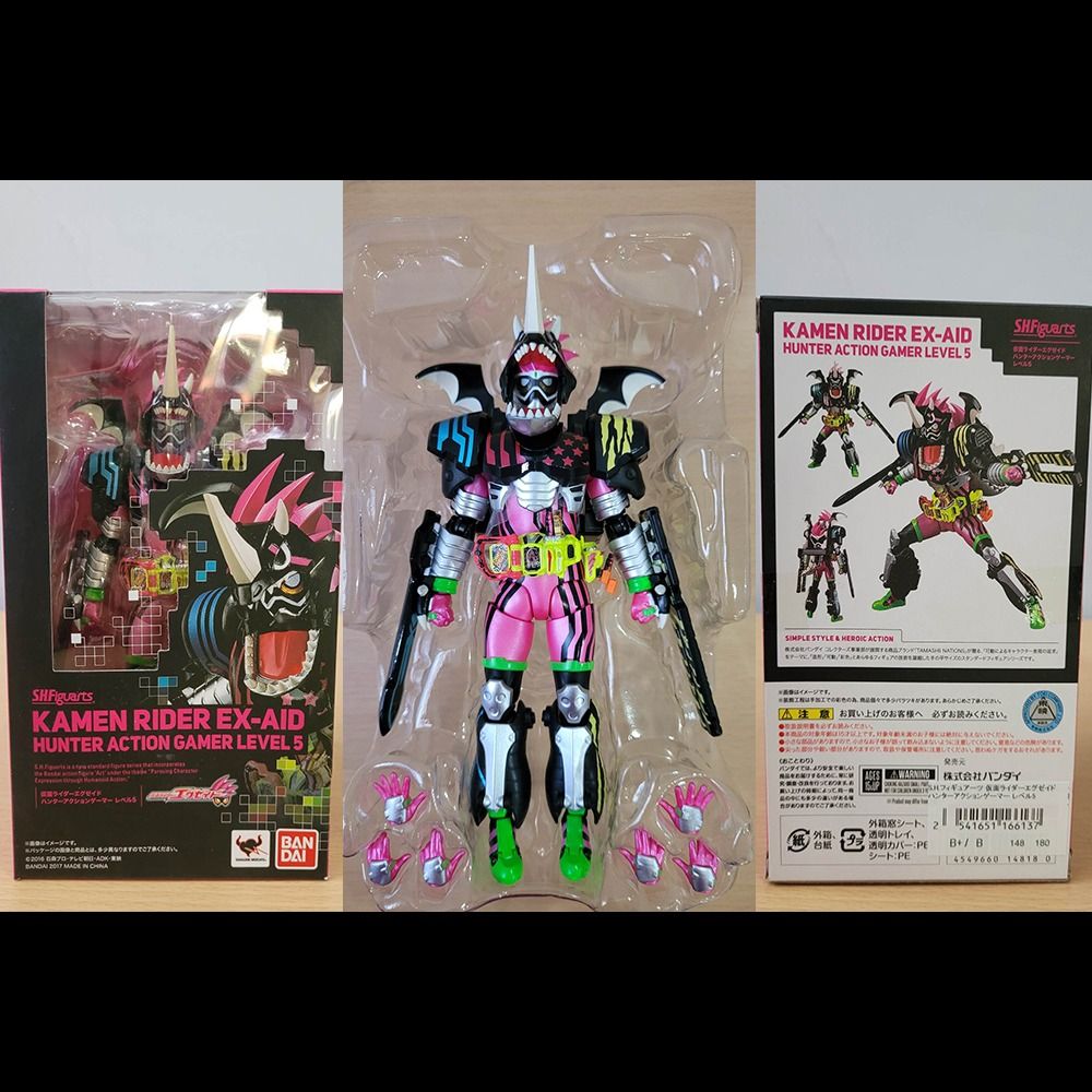 S.H. Figuarts - Kamen Rider Ex-Aid Hunter Action Gamer Level 5, Hobbies ...