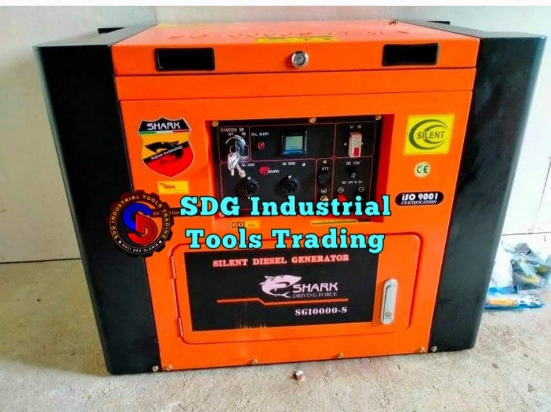 SHARK Italy 10kva Silent-Type Air-cooled Diesel Generator (SG10000S ...