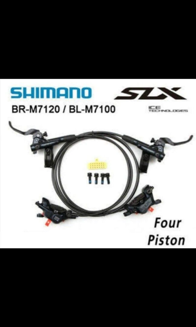 Shimano SLX BL-M7100 lever with Shimano SLX BR-M7120 4 pistons ...
