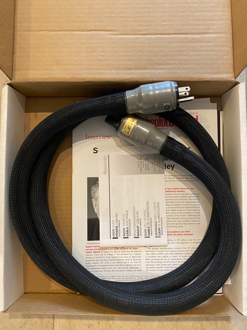 Shunyata Alpha HC Power cord, Audio, Other Audio Equipment on Carousell