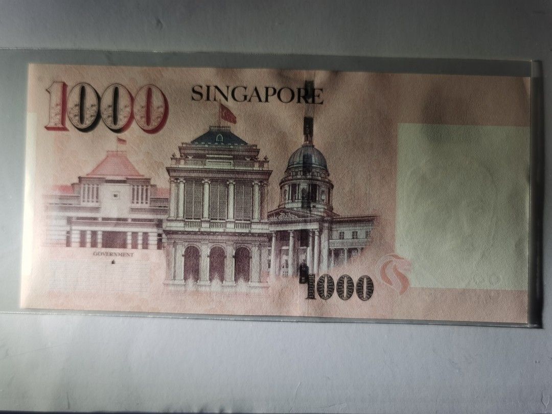 Singapore $1000 note UNC, Hobbies & Toys, Memorabilia & Collectibles ...