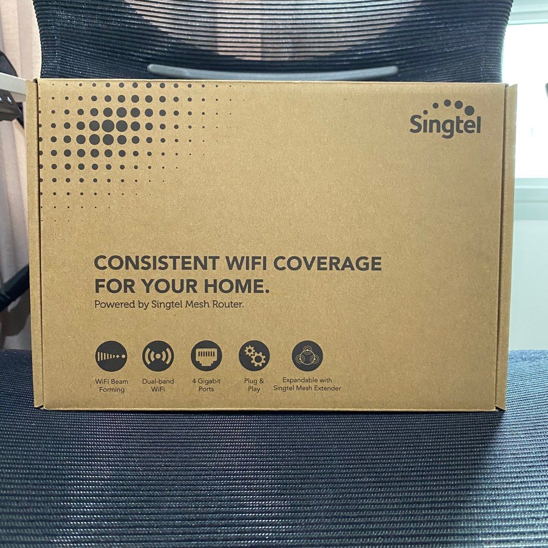 SingTel Mesh Router, Computers & Tech, Parts & Accessories, Networking ...
