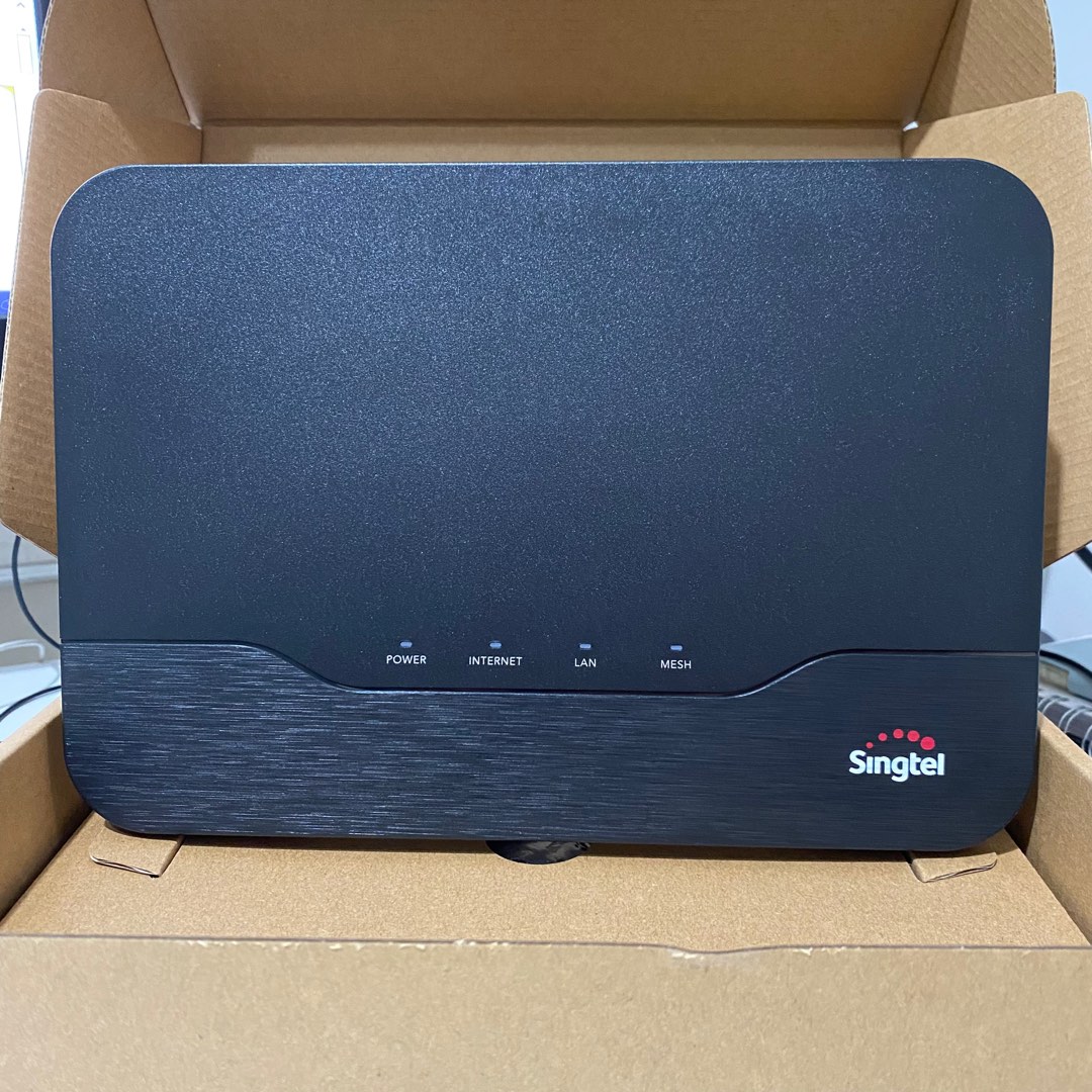 SingTel Mesh Router, Computers & Tech, Parts & Accessories, Networking ...