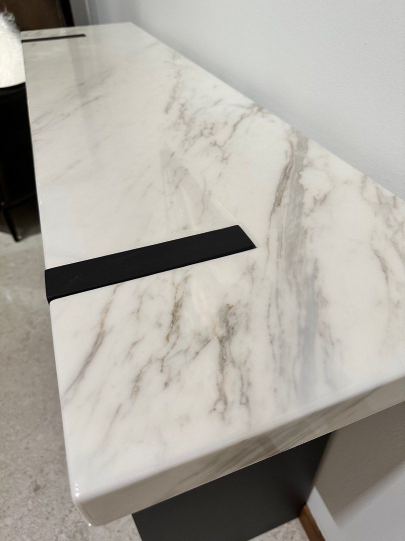 Sintered Stone (Man-made marble) Console Side Table, Furniture & Home ...