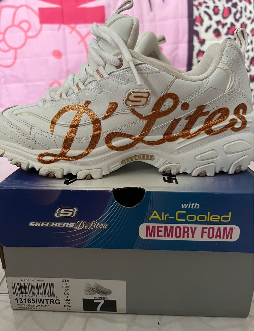 Skechers d lites, Women's Fashion, Footwear, Sneakers on Carousell