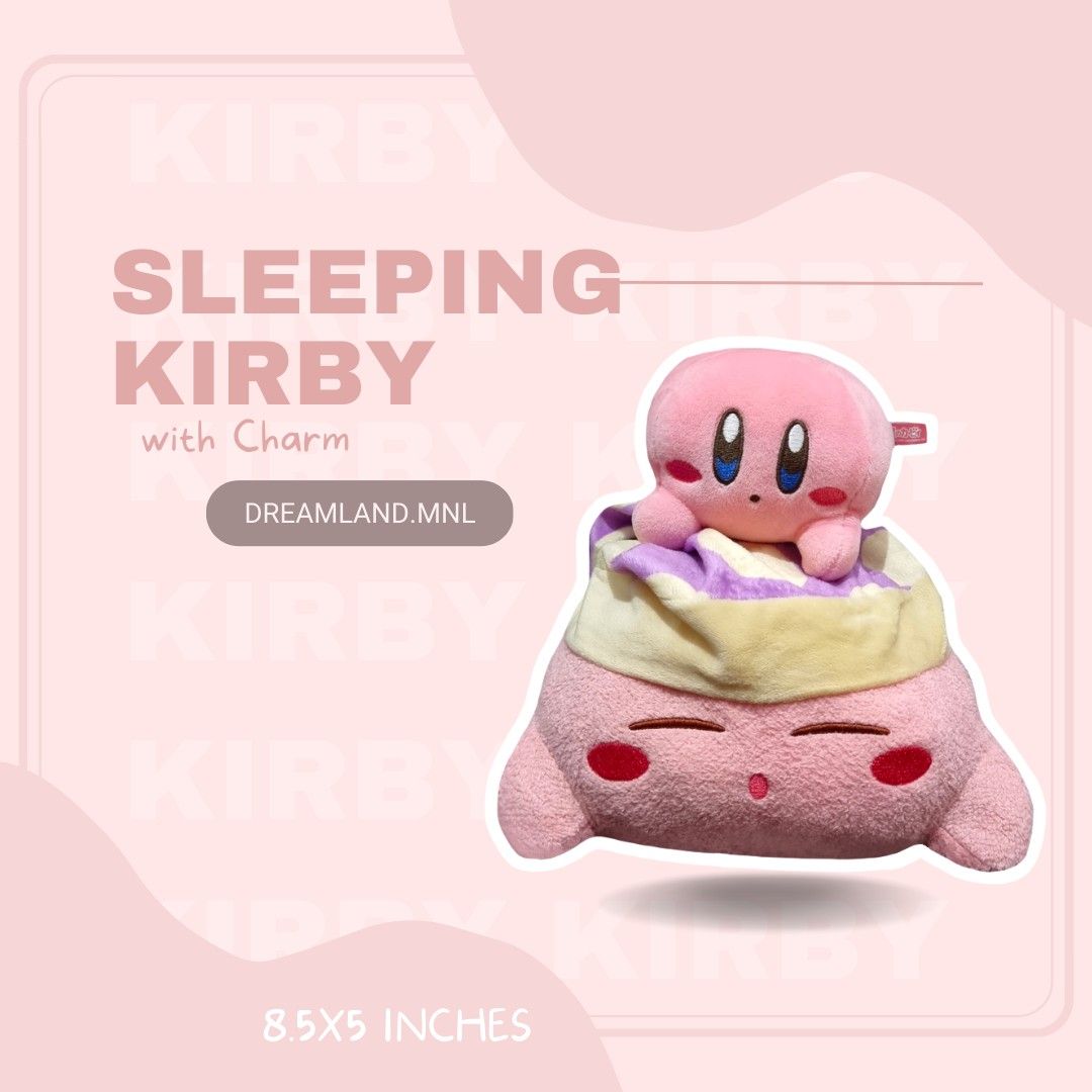 Sleeping Kirby with charm (8.5 x 11 inches), Hobbies & Toys, Toys ...