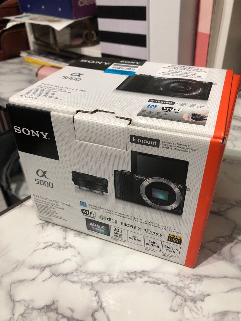 Sony A5000 - white, Photography, Cameras on Carousell