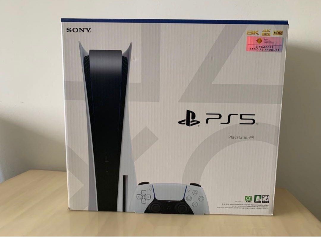 Sony PS5 Disc Version (SG Local Set Playstation 5 Console), Video ...