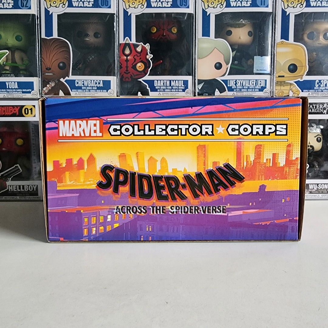 Spider-Man Across the Spider Verse Marvel Collector Corps Funko Pop ...