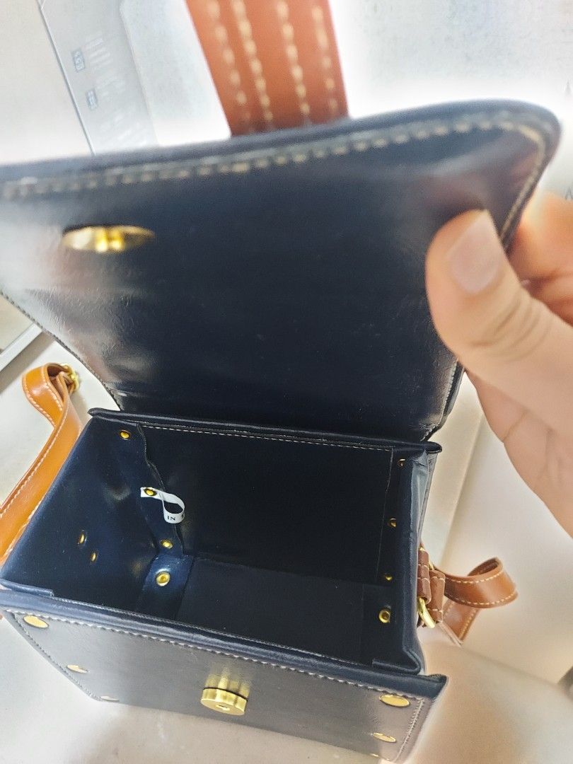 Structured mini bag for a night out, Luxury, Bags & Wallets on Carousell