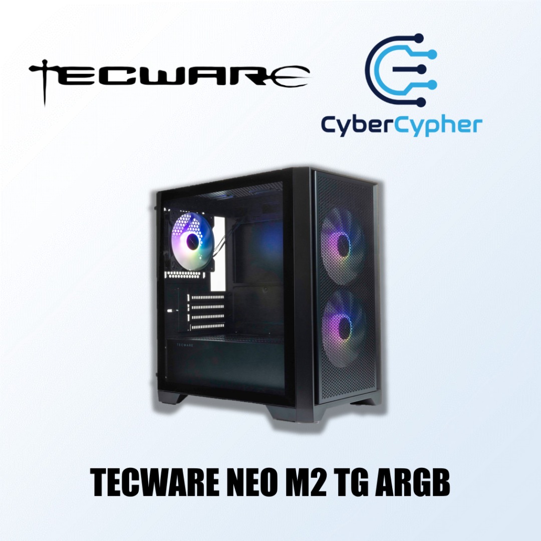 Tecware NEO M2 TG ARGB PC mATX Chassis, Computers & Tech, Parts & Accessories, Computer Parts on ...