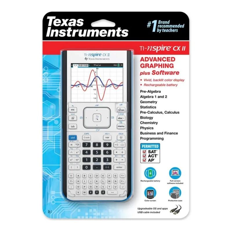 Texas Instruments TI-Nspire-CX-II Advance Graphing Calculators WITH 1 ...