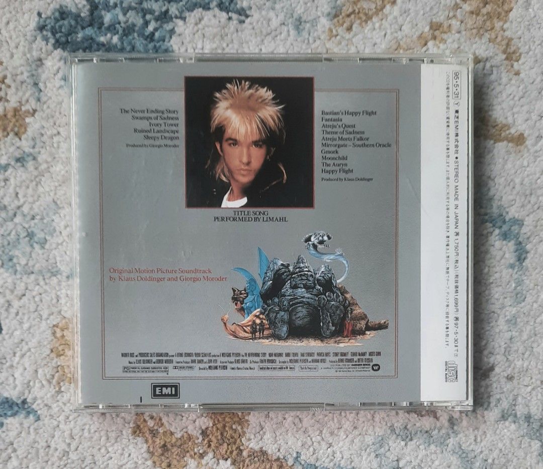 The Neverending Story Original Motion Picture Soundtrack, Hobbies & Toys, Music & Media, CDs ...