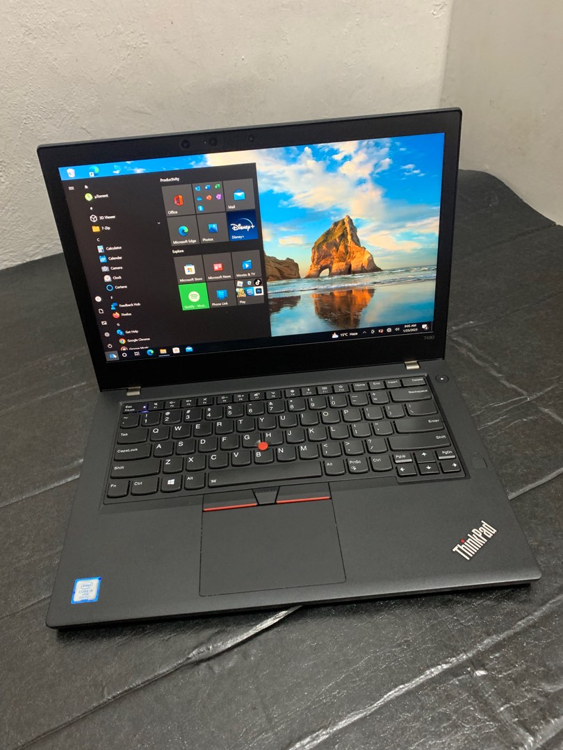 Thinkpad T480 intel core i5 Vpro 8TH Gen 8GB Ram 256ssd touch screen ...