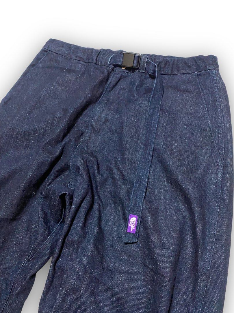 TNF PURPLE LABEL NANAMICA WIDE LEG BAGGY TROUSER garterized waistline ...