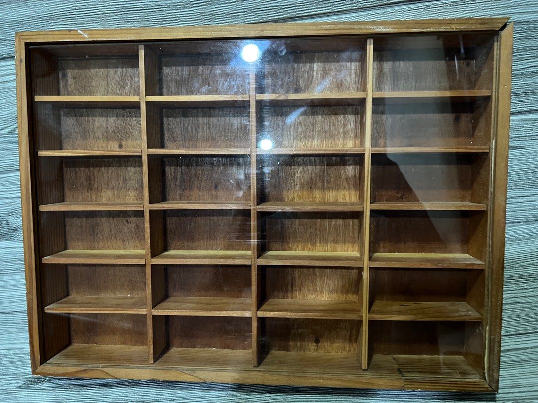 Tomica hotwheels matchbox wooden display case (cars not included ...