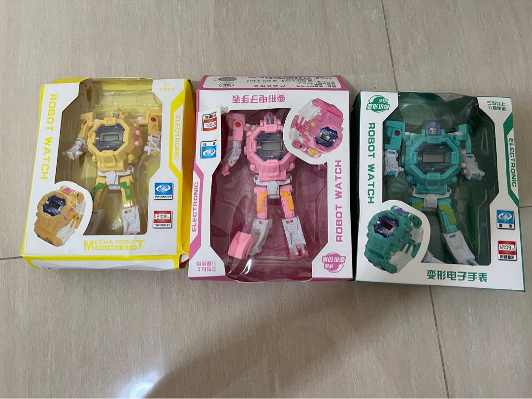 Transformer digital watch for kids, Hobbies & Toys, Toys & Games on ...