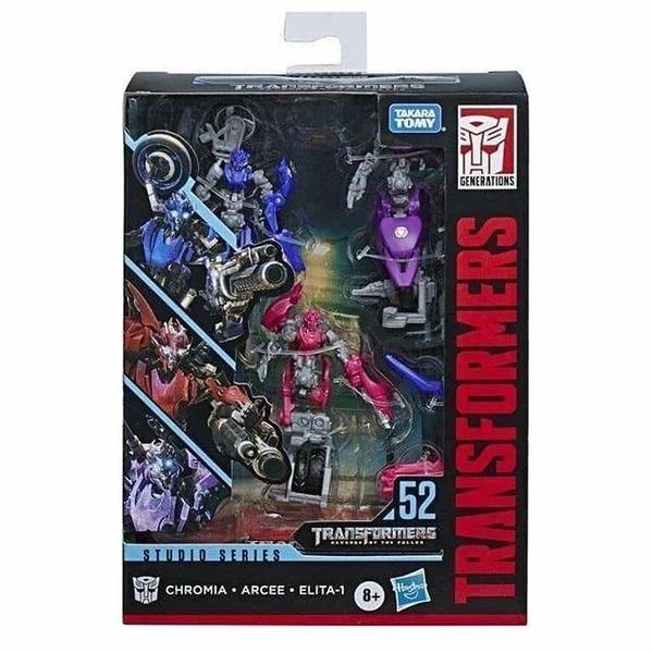 Transformers Studio Series 52 Deluxe Class Chromia Arcee Elita-1 3-Pack ...