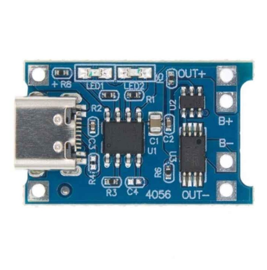 Type-C USB 5V 1A 18650 Lithium Battery Charger Module Charging Board ...