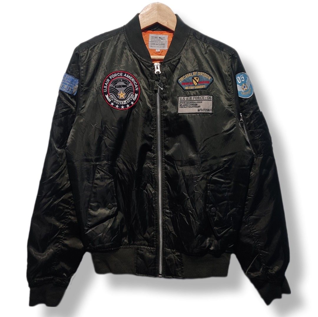 Us air force american bomber jacket rare, Fesyen Pria, Pakaian , Baju ...