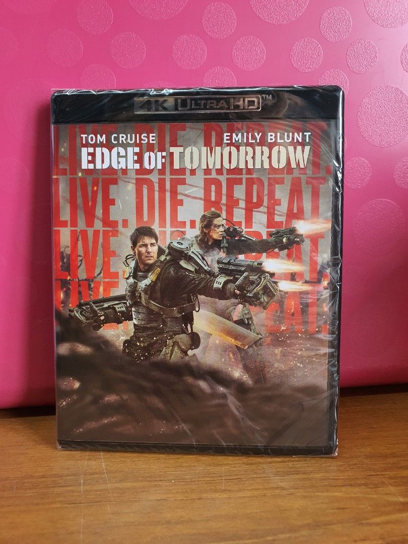 USA Blu Ray 4K UHD - Live Die Repeat - Edge of Tomorrow (Tom Cruise ...