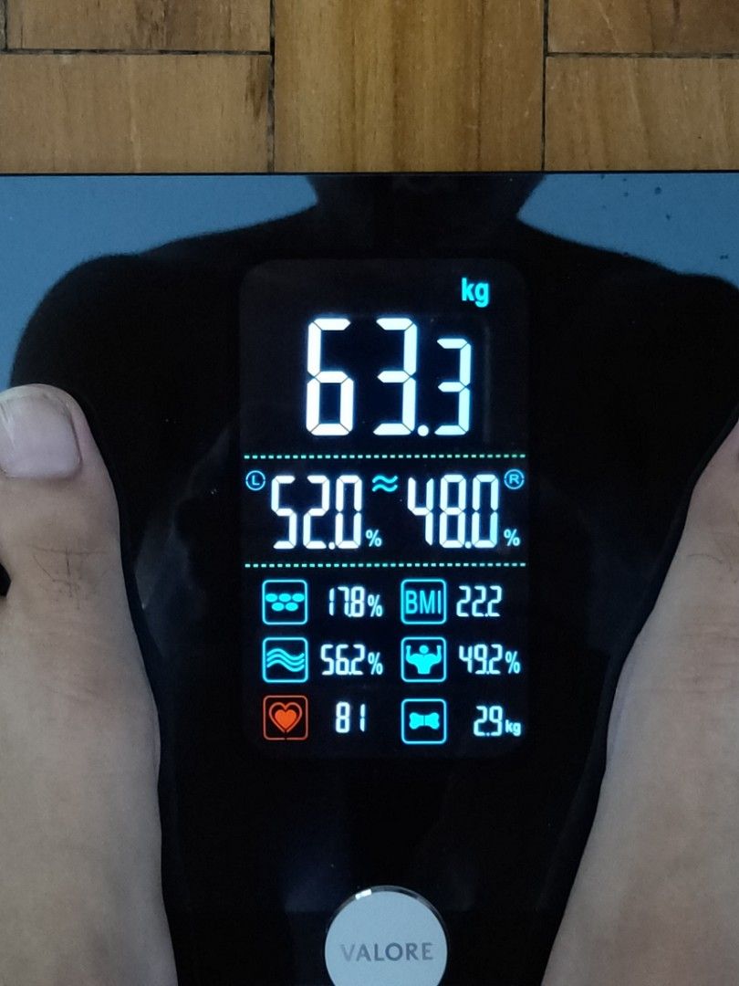 Valore Smart Weighing Scale, Health & Nutrition, Health Monitors ...