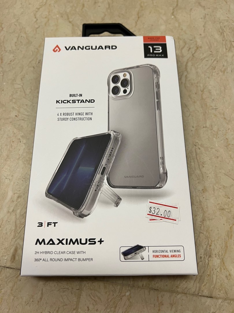 Vanguard iPhone 13 pro max case, Mobile Phones & Gadgets, Mobile & Gadget Accessories, Other ...