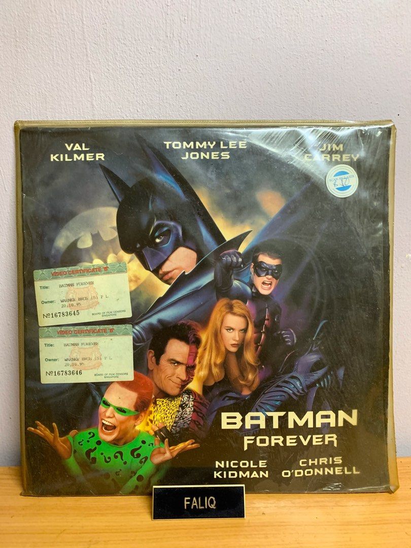 Vintage Batman Forever Laser Disc, Hobbies & Toys, Collectibles ...