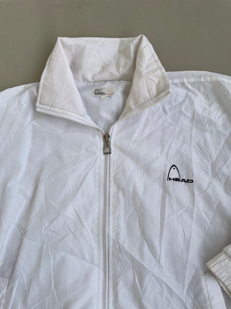 Vintage Head White Windbreaker Jacket, Men's Fashion, Coats, Jackets ...