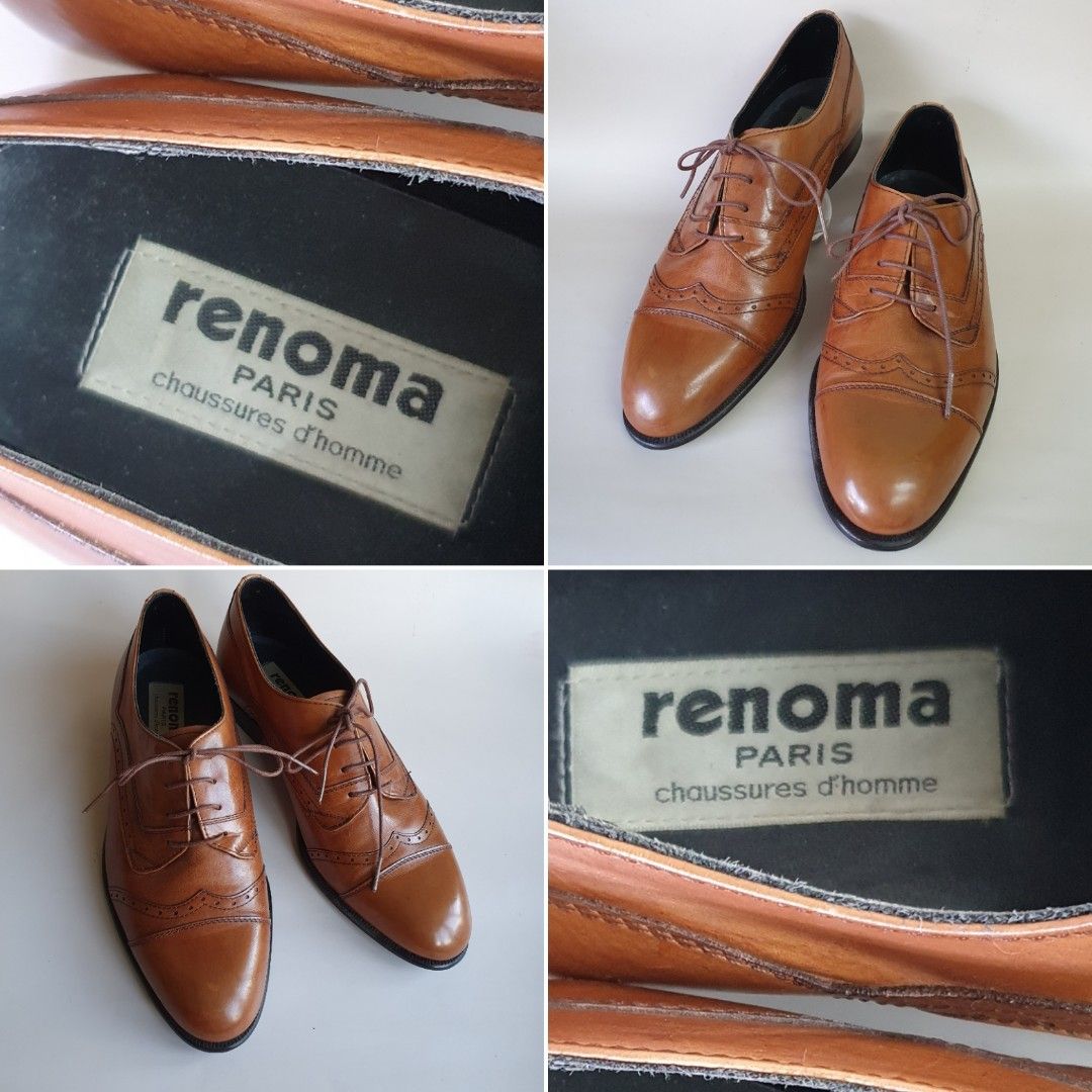 Vintage RENOMA made in Japan genuine leather shoes, Men's Fashion ...