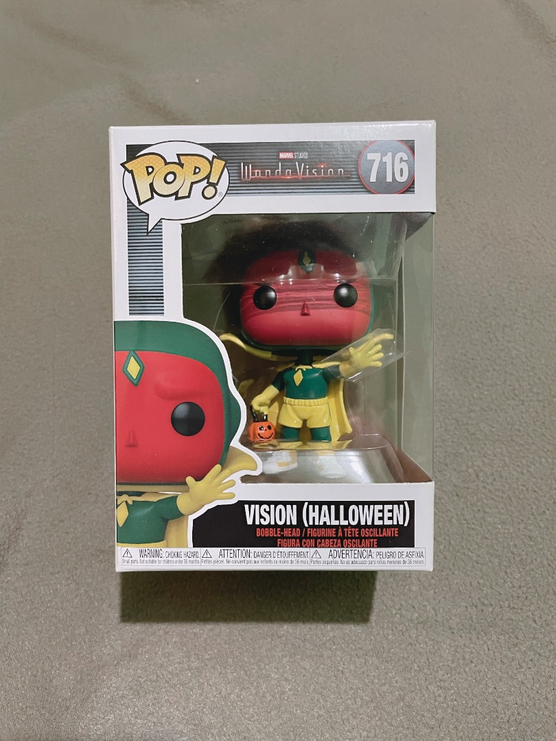 Vision (Halloween) Funko Pop #716, Hobbies & Toys, Toys & Games on ...