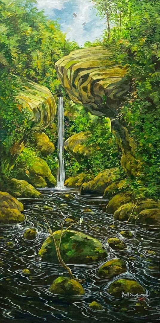 Waterfalls Series - Paul Dimalanta, Hobbies & Toys, Stationary & Craft ...
