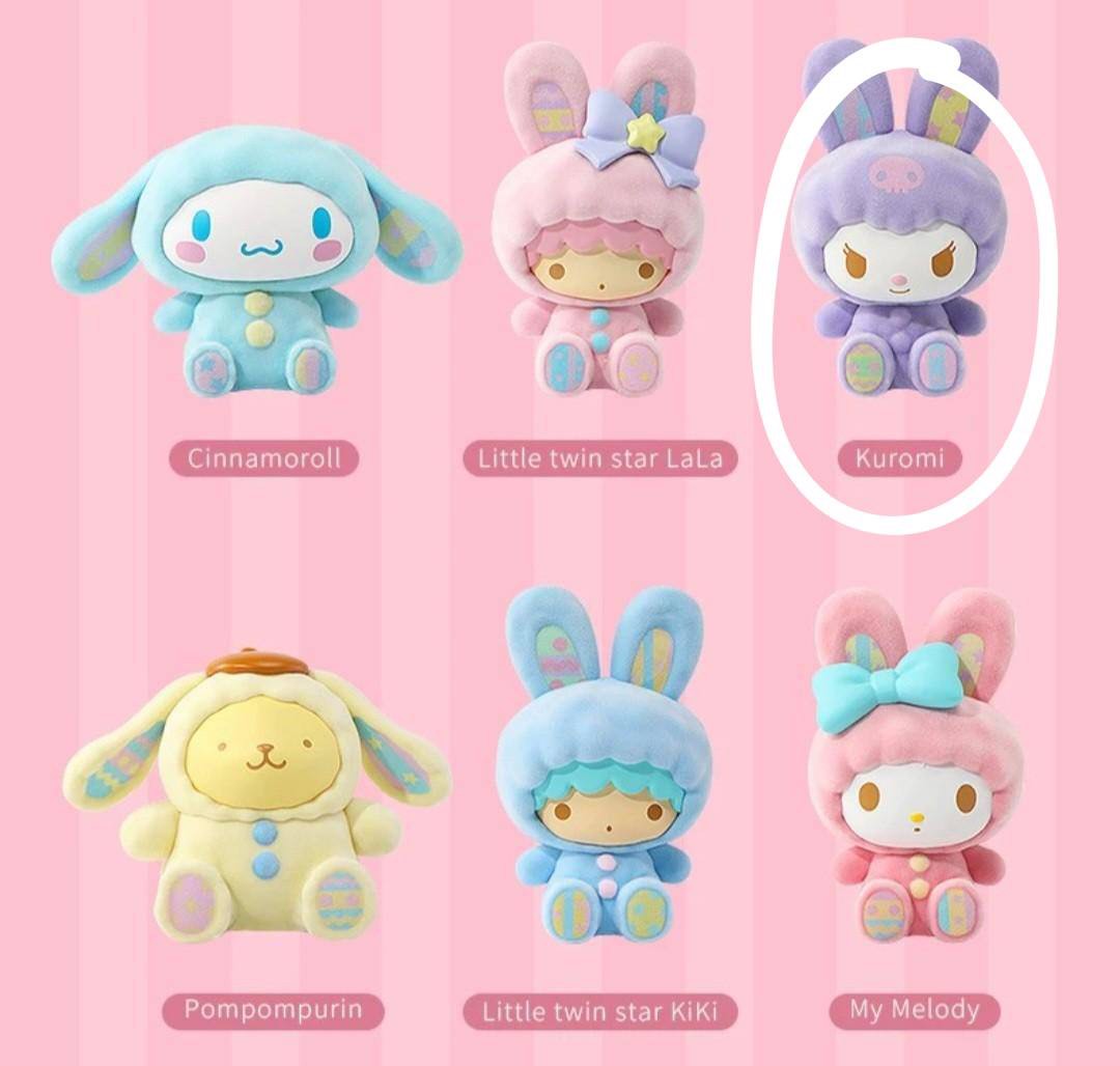 wts bnif miniso sanrio rabbit blind box series kuromi, Hobbies & Toys ...