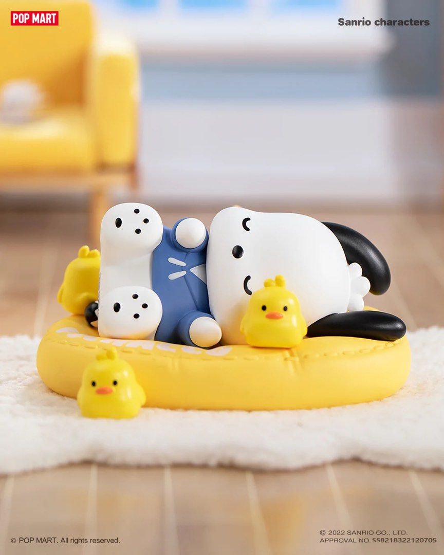 [WTT] Pochacco Sanrio Fall Asleep Series Popmart, Hobbies & Toys, Toys ...