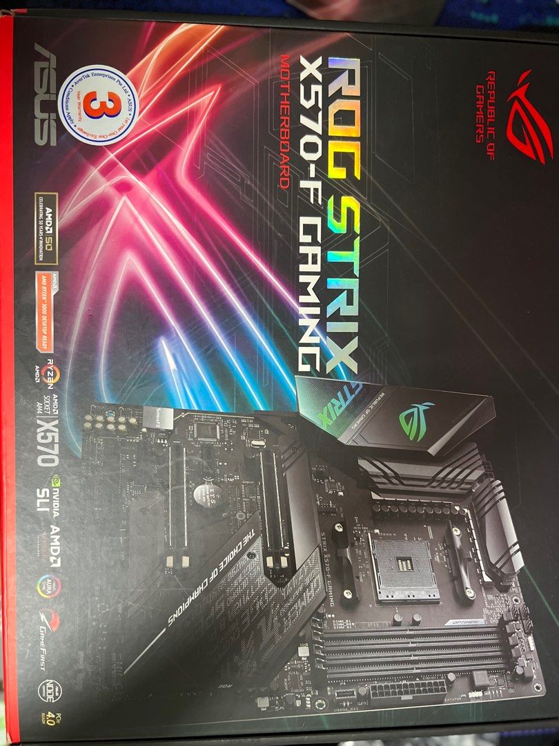 X570 ROG Strix-F Motherboard, Computers & Tech, Parts & Accessories ...