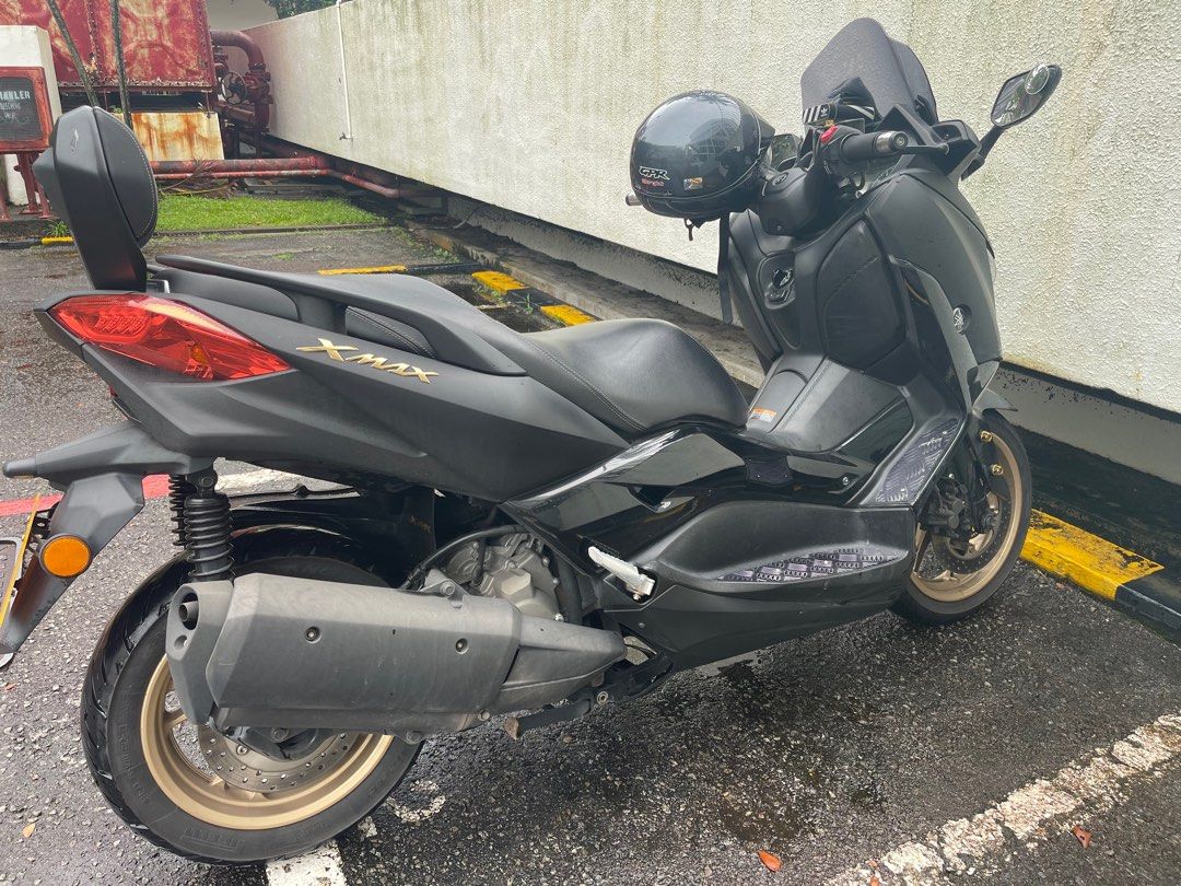 Xmax 300 black, Motorcycles, Motorcycles for Sale, Class 2A on Carousell