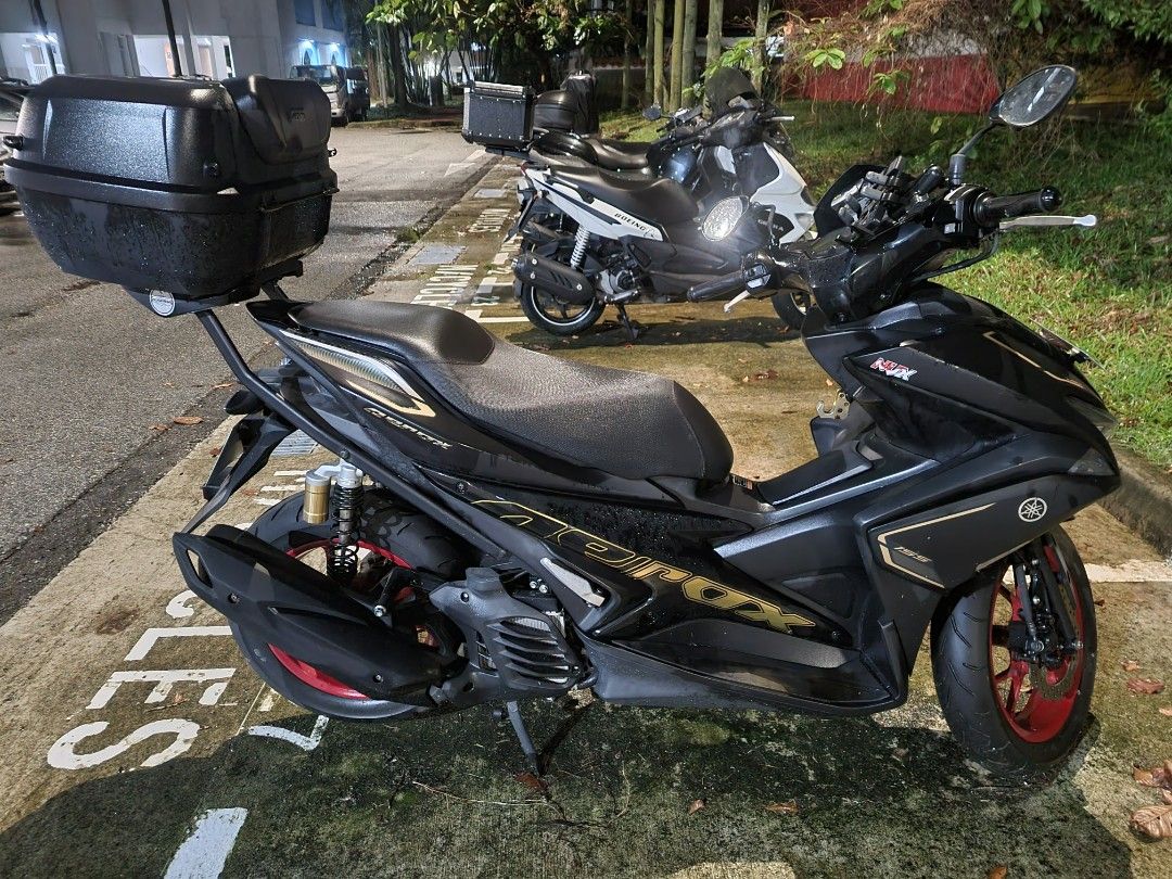 Yamaha Aerox 155, Motorcycles, Motorcycles for Sale, Class 2B on Carousell
