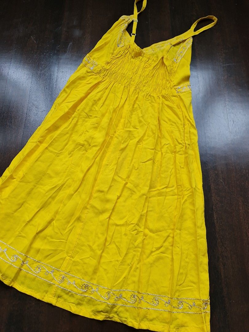 Yellow Sunday Dress, Women's Fashion, Dresses & Sets, Dresses on Carousell