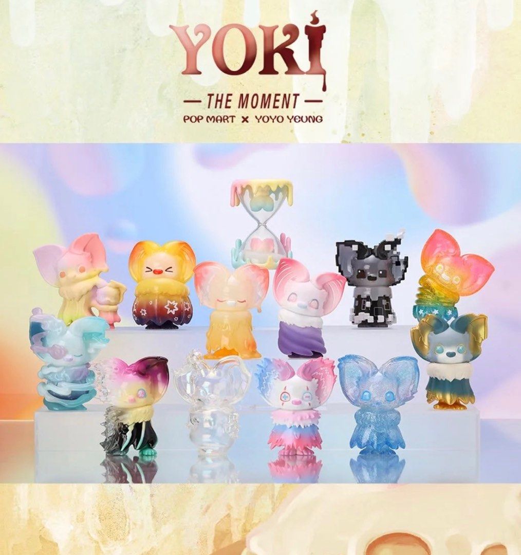 YOKI the moment series POPMART full set / single blind box / Individual ...
